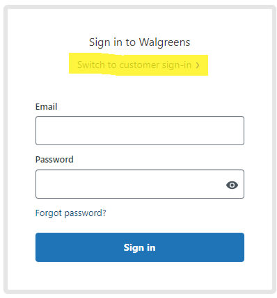 Help Center Account Creation – Walgreens External Stibo Support