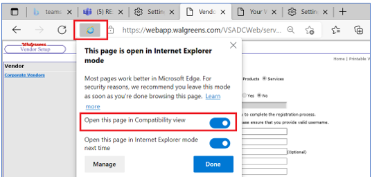 Edge Compatibility for SupplierNet – Walgreens External Stibo Support